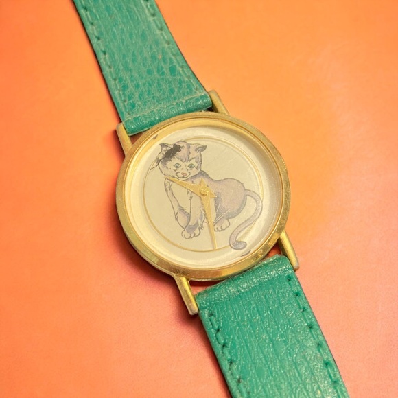 Emson | Accessories | Vintageemson Cat Mouse Gold Adjustable Strap ...